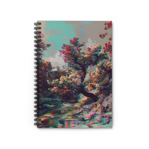 Confusing Forest Spiral Notebook Ruled Line - Etsy