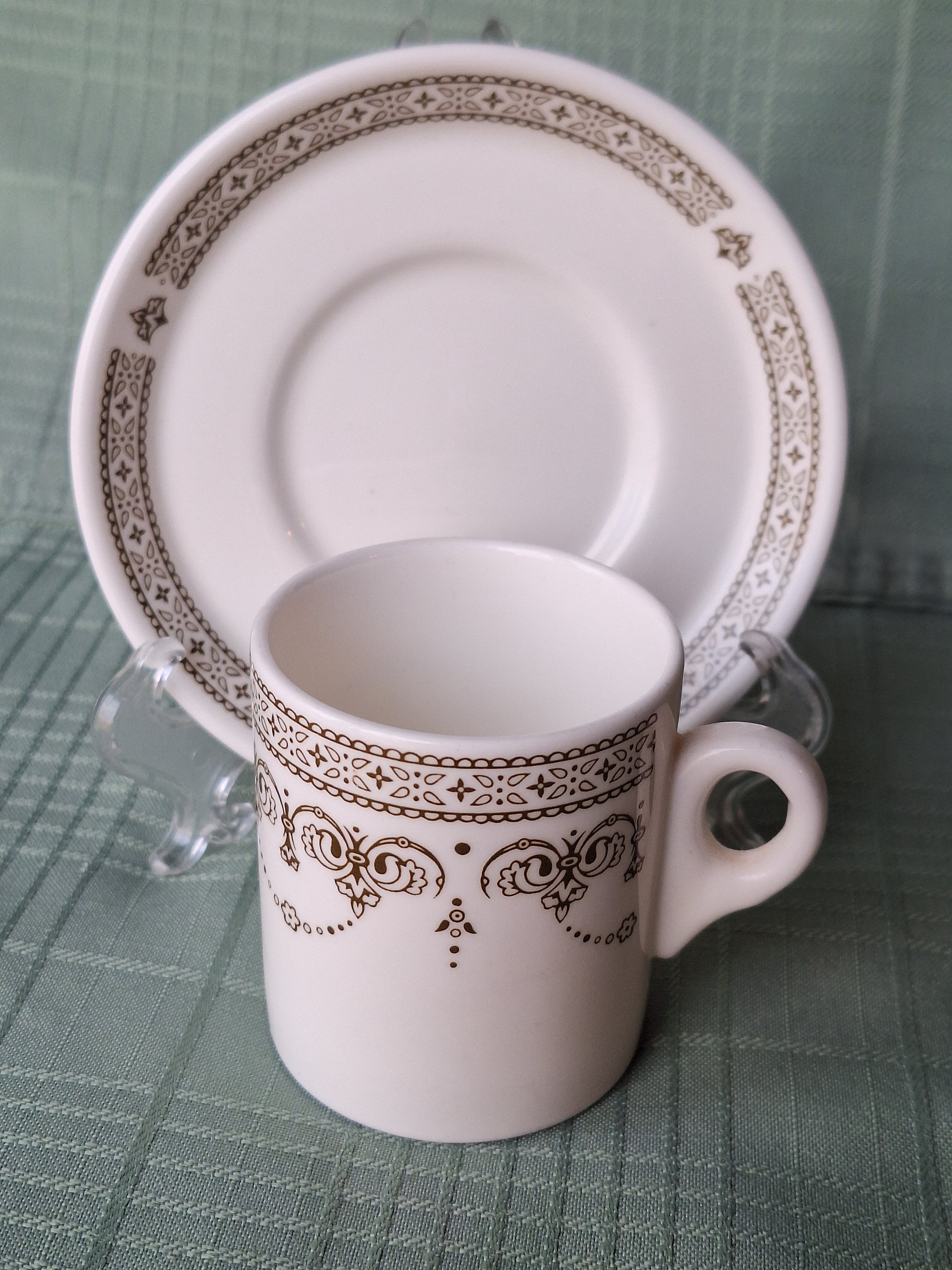 Vintage Metallised Royal Tuscan Wedgwood Cup N Saucer Set Bone China No ...