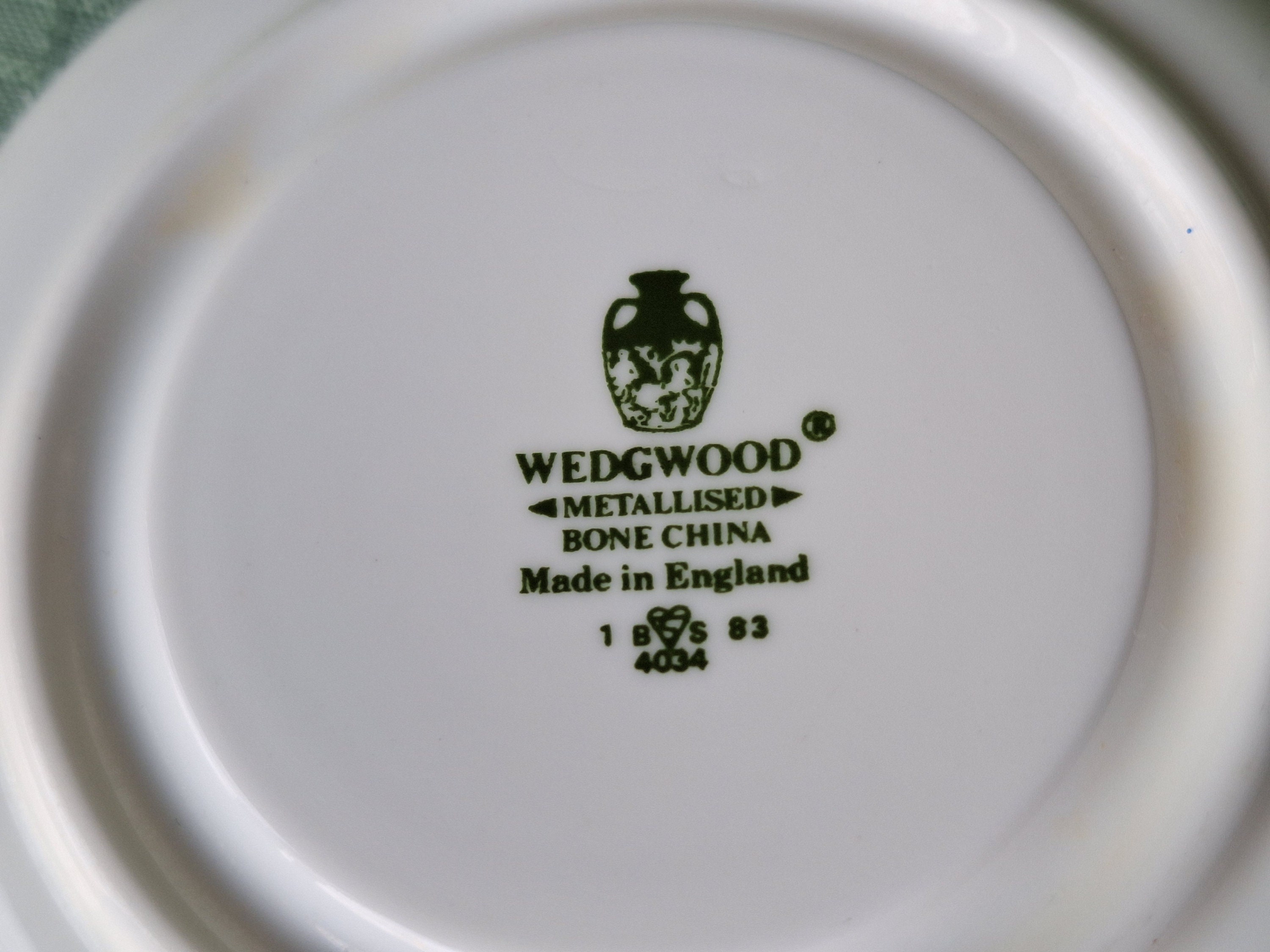 Vintage Metallised Royal Tuscan Wedgwood Cup N Saucer Set Bone China No ...