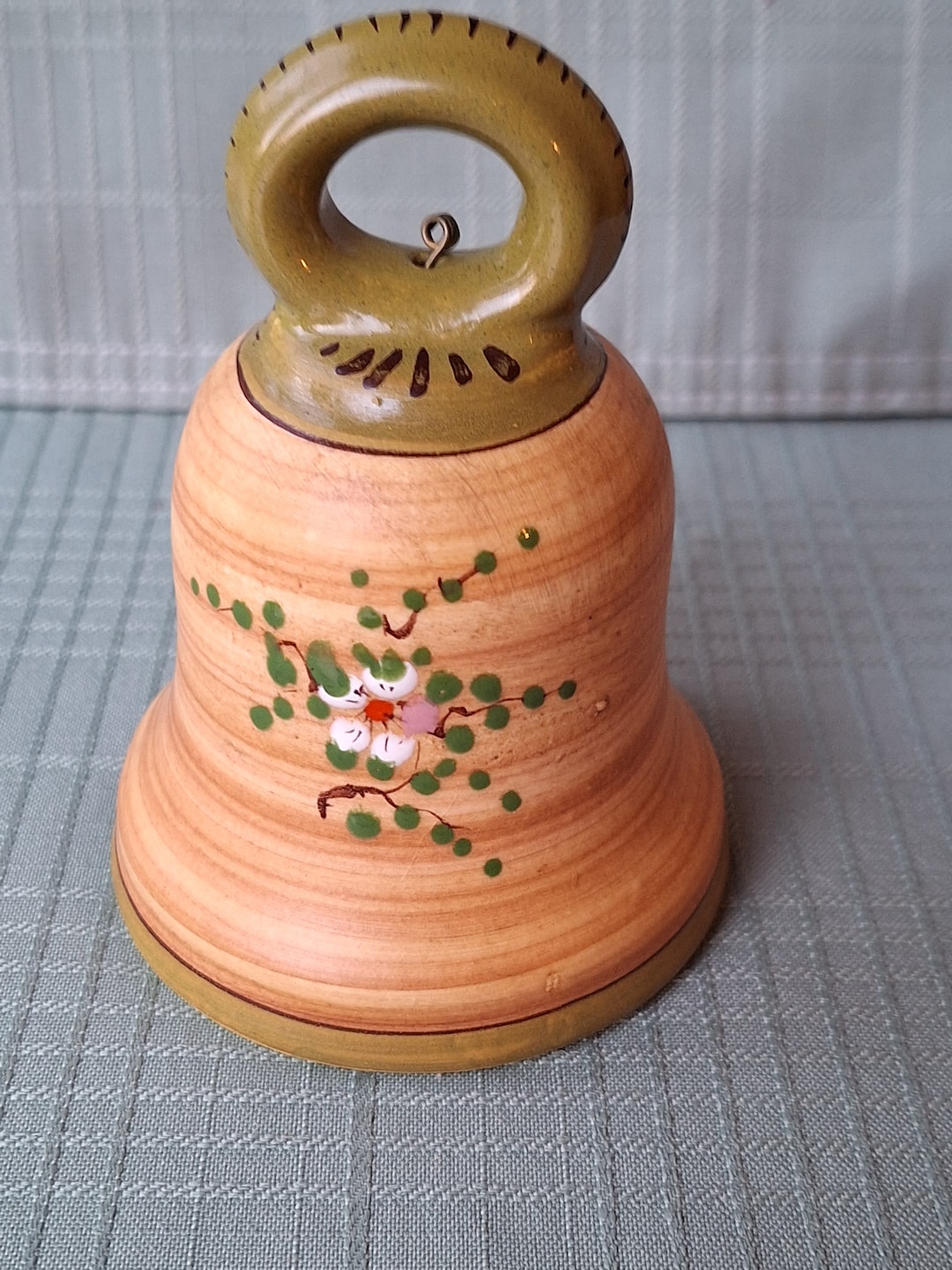 Vintage Italian Pottery Roma Bell by Fima Deruta Ceramic - Etsy