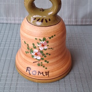 Vintage Italian Pottery Roma Bell by Fima Deruta Ceramic - Etsy