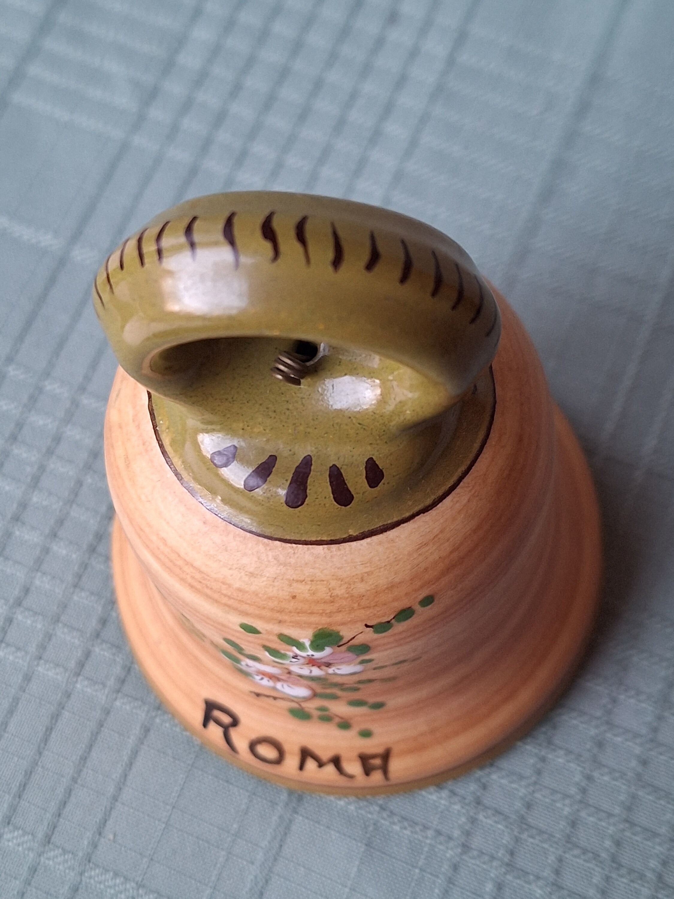 Vintage Italian Pottery Roma Bell by Fima Deruta Ceramic - Etsy