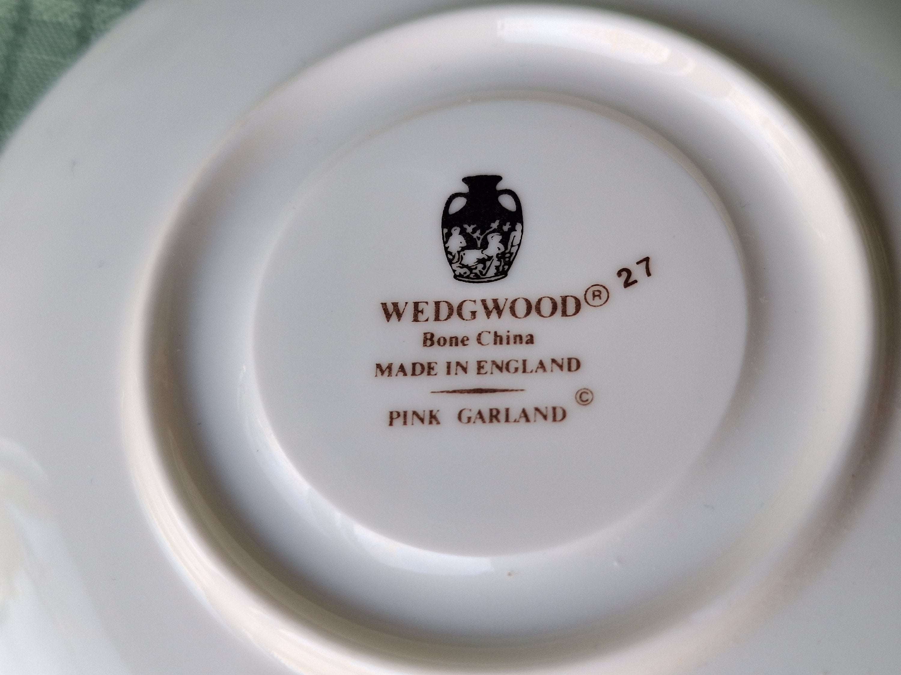 Vintage Pink Garland by Wedgewood Bone China Tea Cup Made in England - Etsy