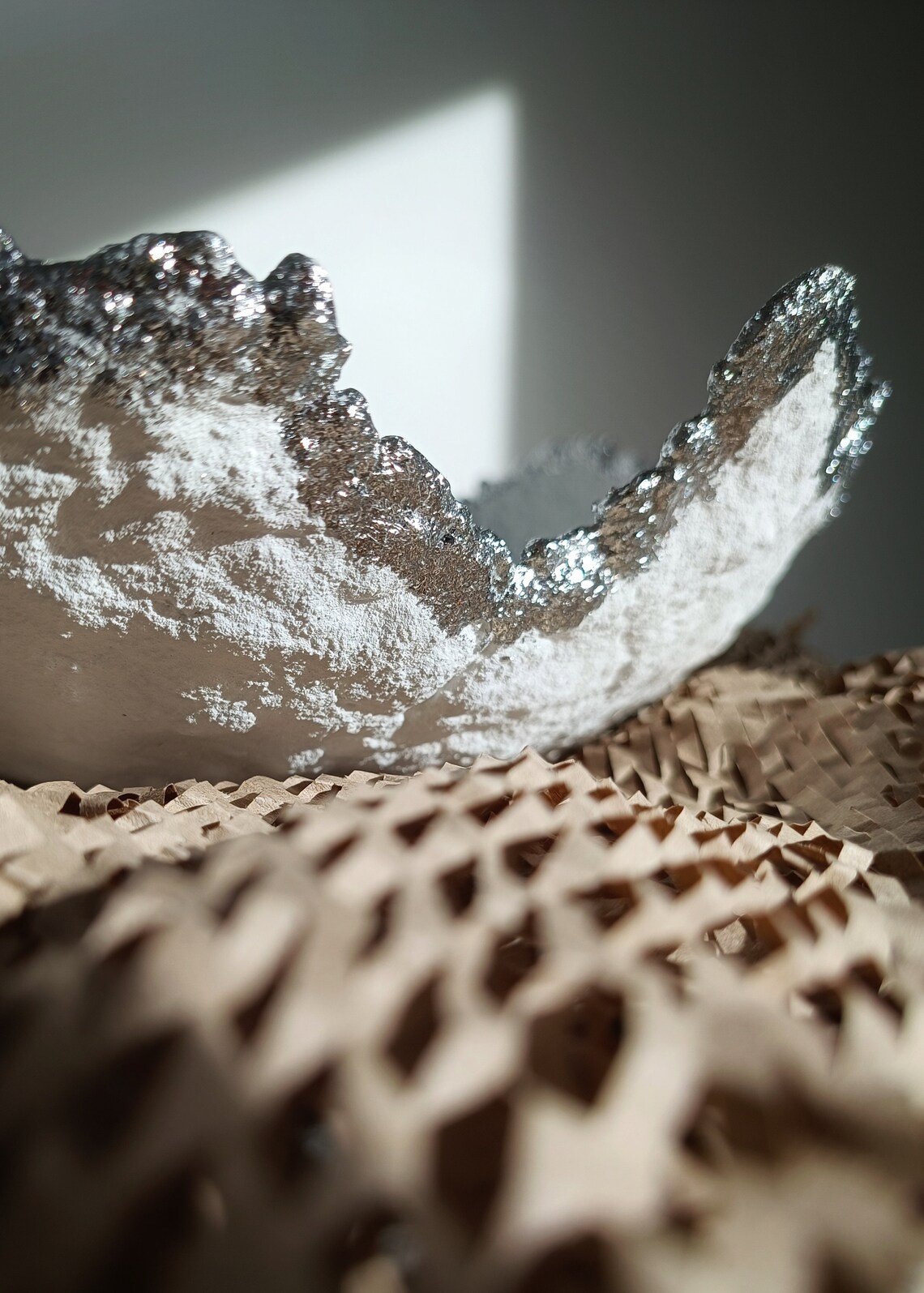 Paper Mache Bowl Modern Paper Mache Bowl White Papier Mache Bowl ...