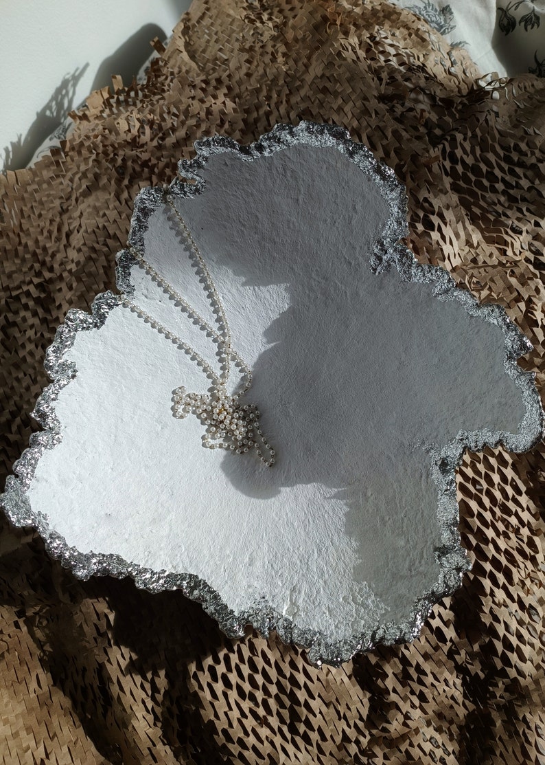 Paper Mache Bowl Modern Paper Mache Bowl White Papier Mache Bowl ...