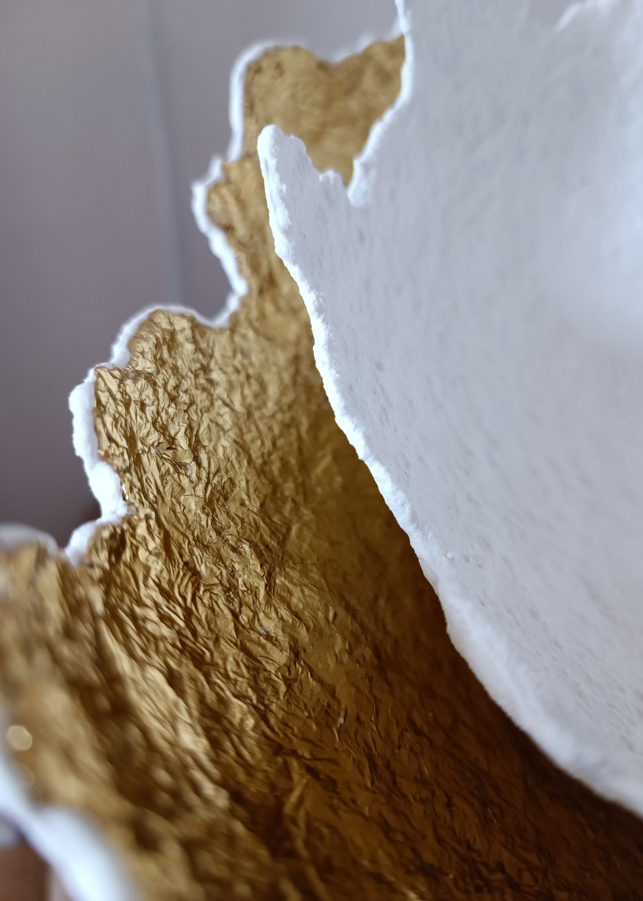 Paper Mache Bowl Modern Paper Mache Bowl Inspired Flowers Sustainable ...