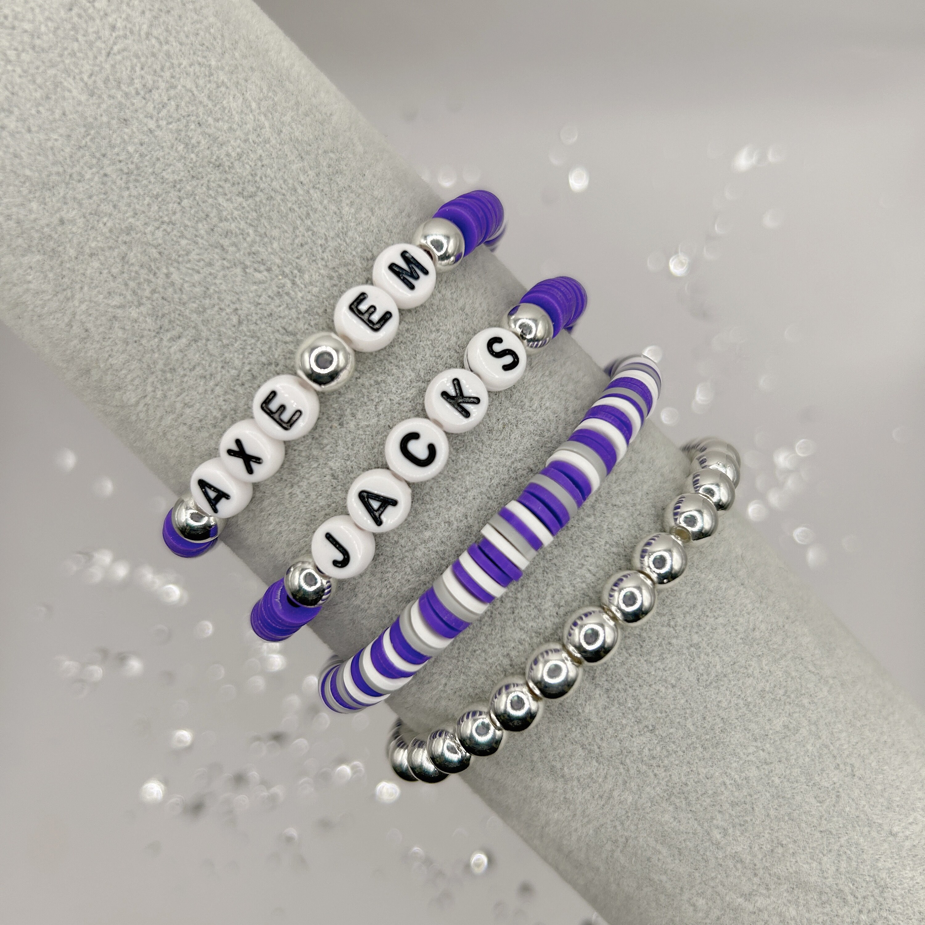 College Bracelets - Stephen F. Austin - SFA - Axe’em Jacks Bracelet Set ...