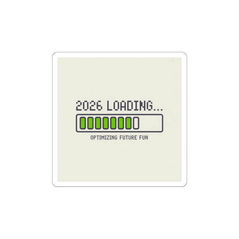 2026 Loading Progress Bar Sticker | New Year Countdown, Optimizing ...