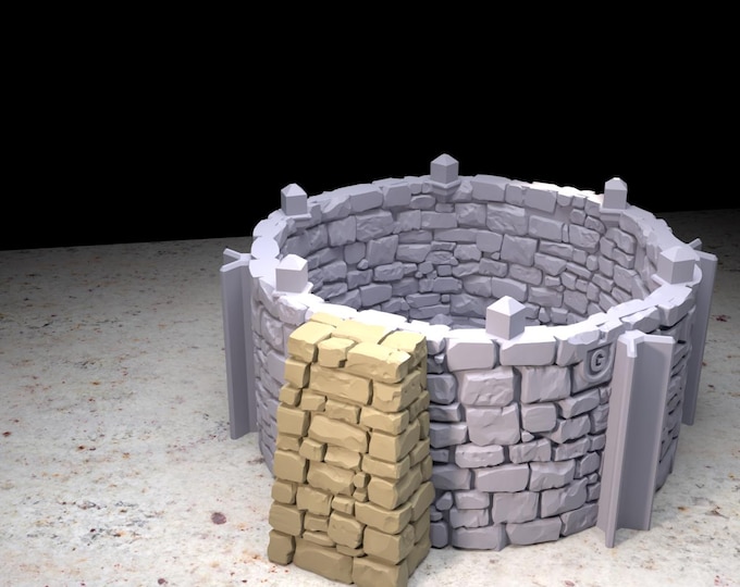 Fort Fox Buttress • Throne and Ash Serie von www.printablescenery.com ...