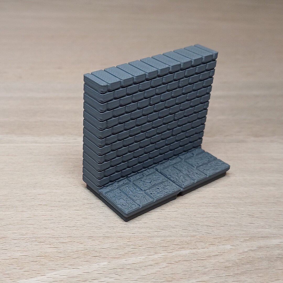 2x1 Wall Tiles Dungeon Magbits Brickwork Series Compatible With Dungeon ...