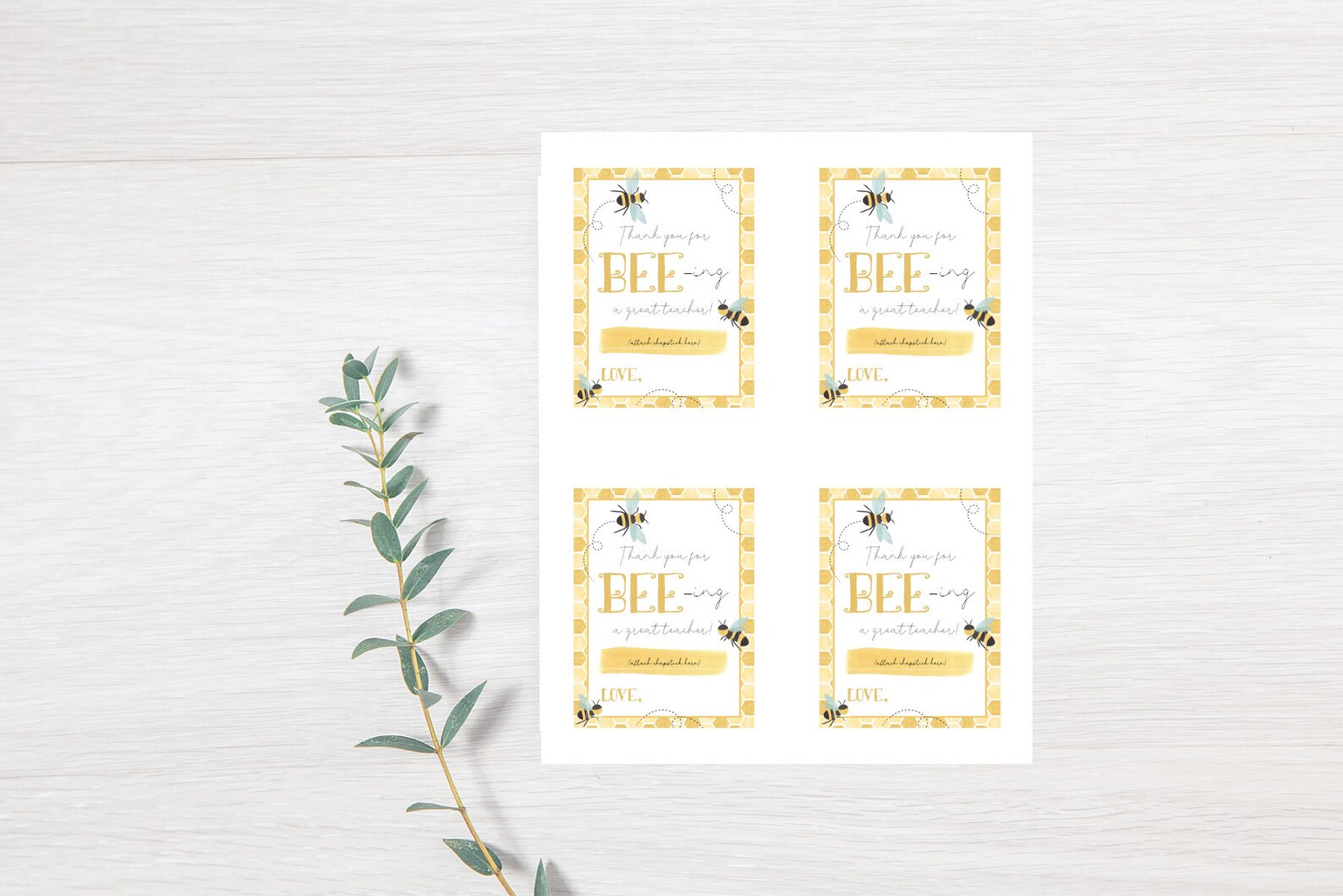 PRINTABLE Teacher Appreciation Gift, Chapstick Teacher Gift, Lip Balm ...