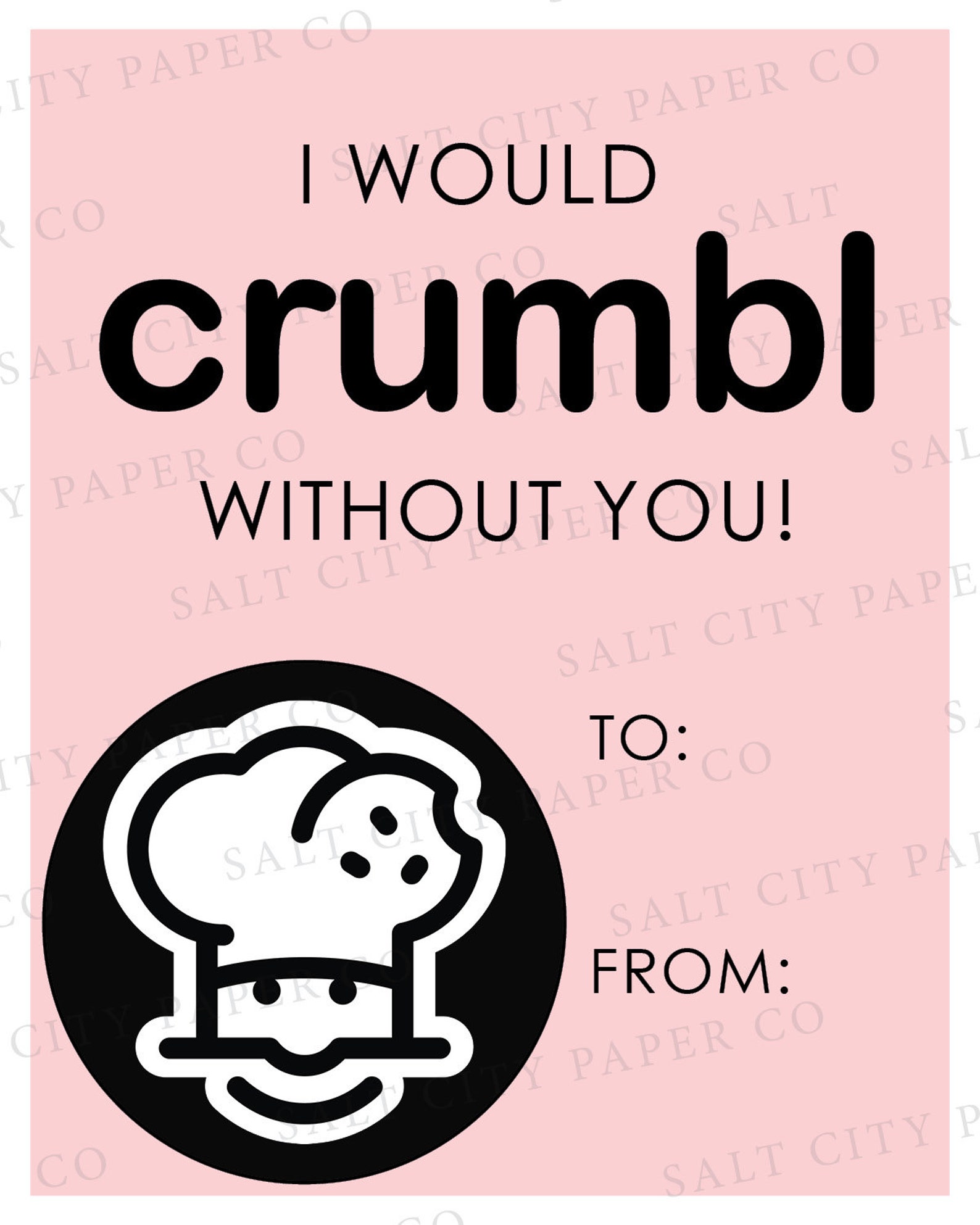 PRINTABLE Teacher Appreciation Gift, Cookie Teacher Gift, Crumbl ...