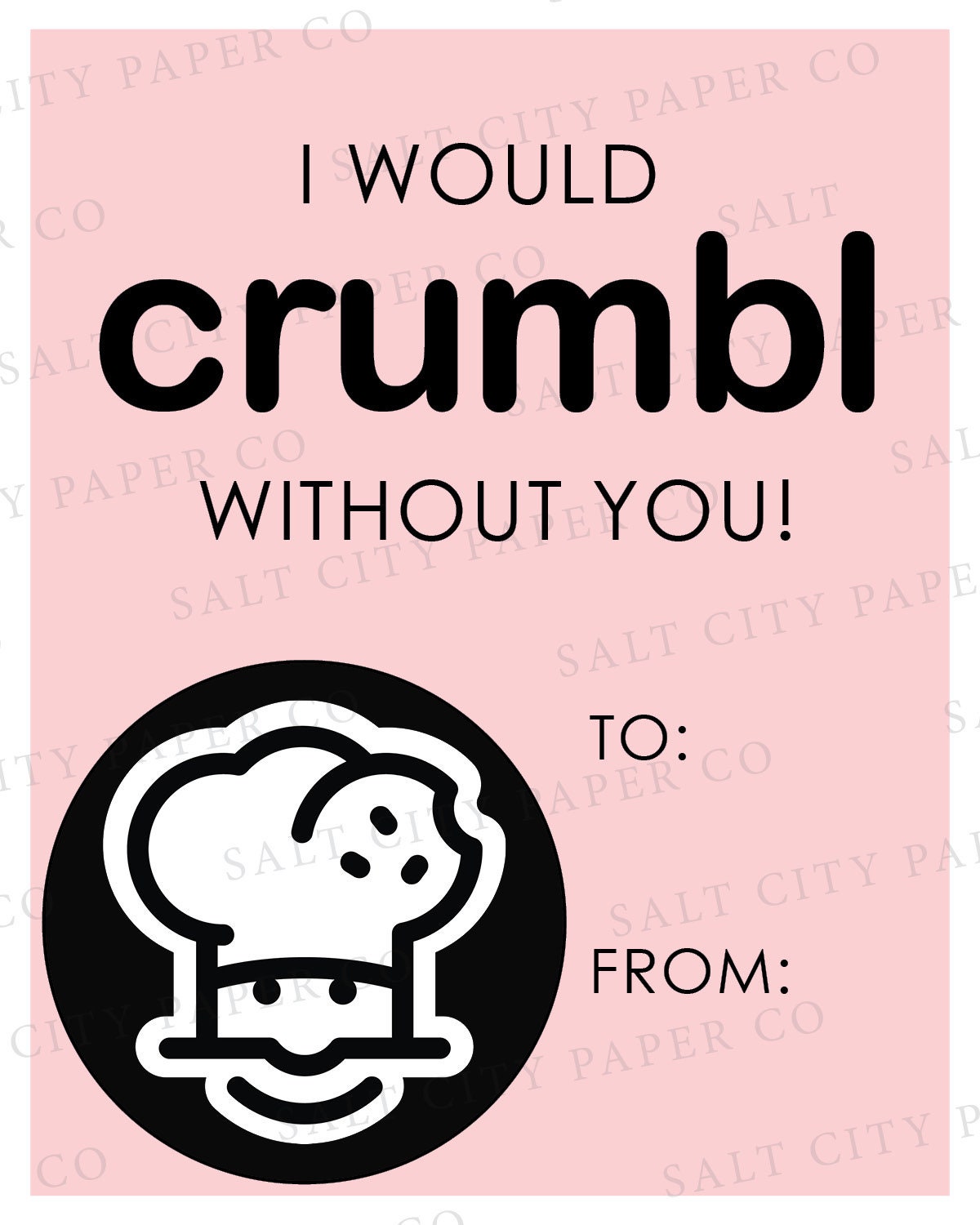 PRINTABLE Teacher Appreciation Gift, Cookie Teacher Gift, Crumbl ...