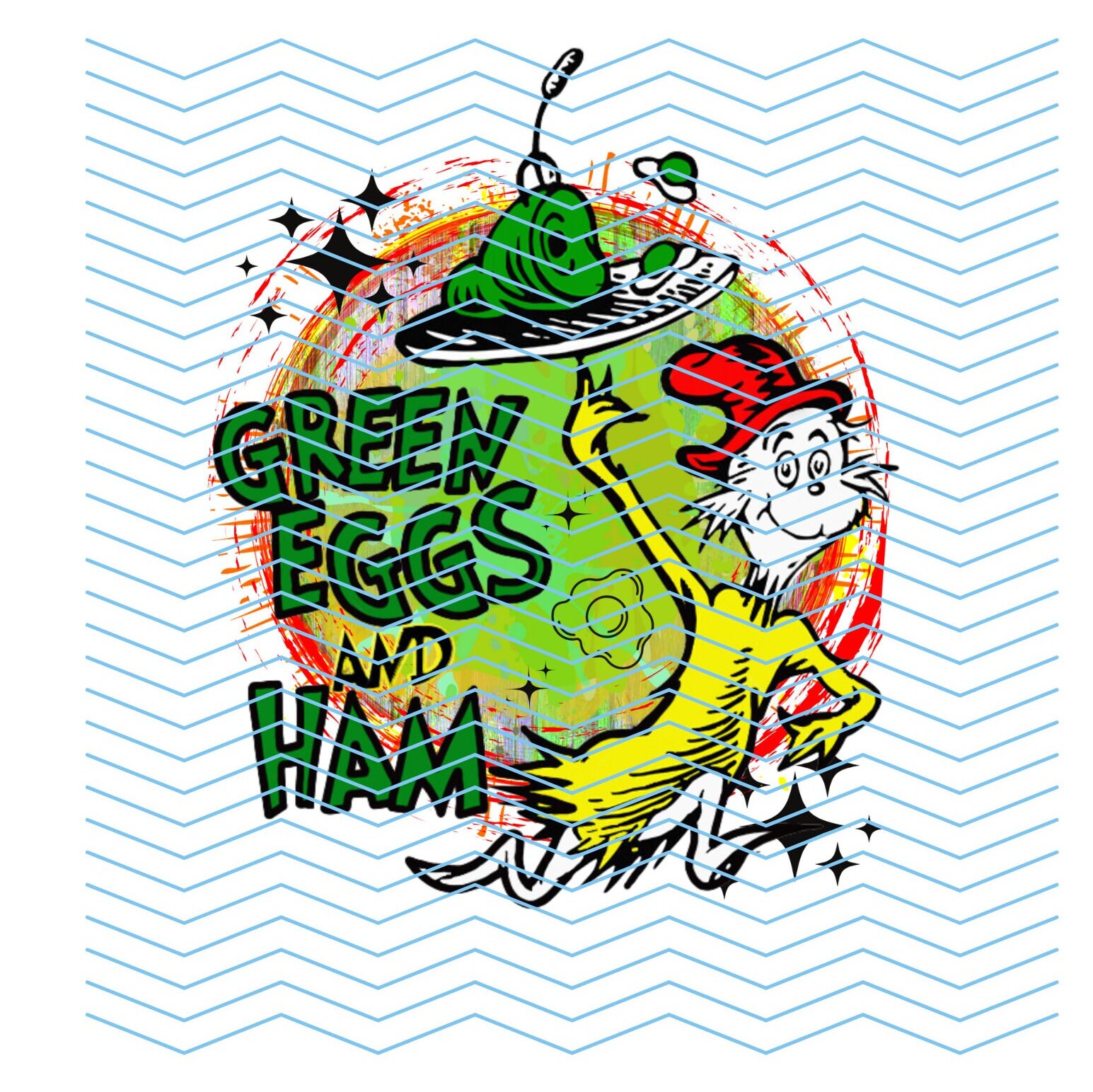 Green Eggs and Ham Dr Seuss - Etsy