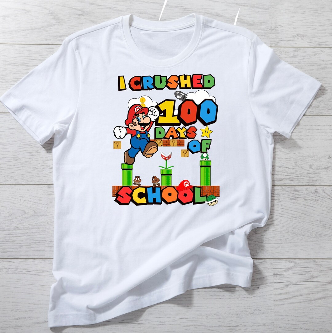 Mario 100 Days of School - Etsy
