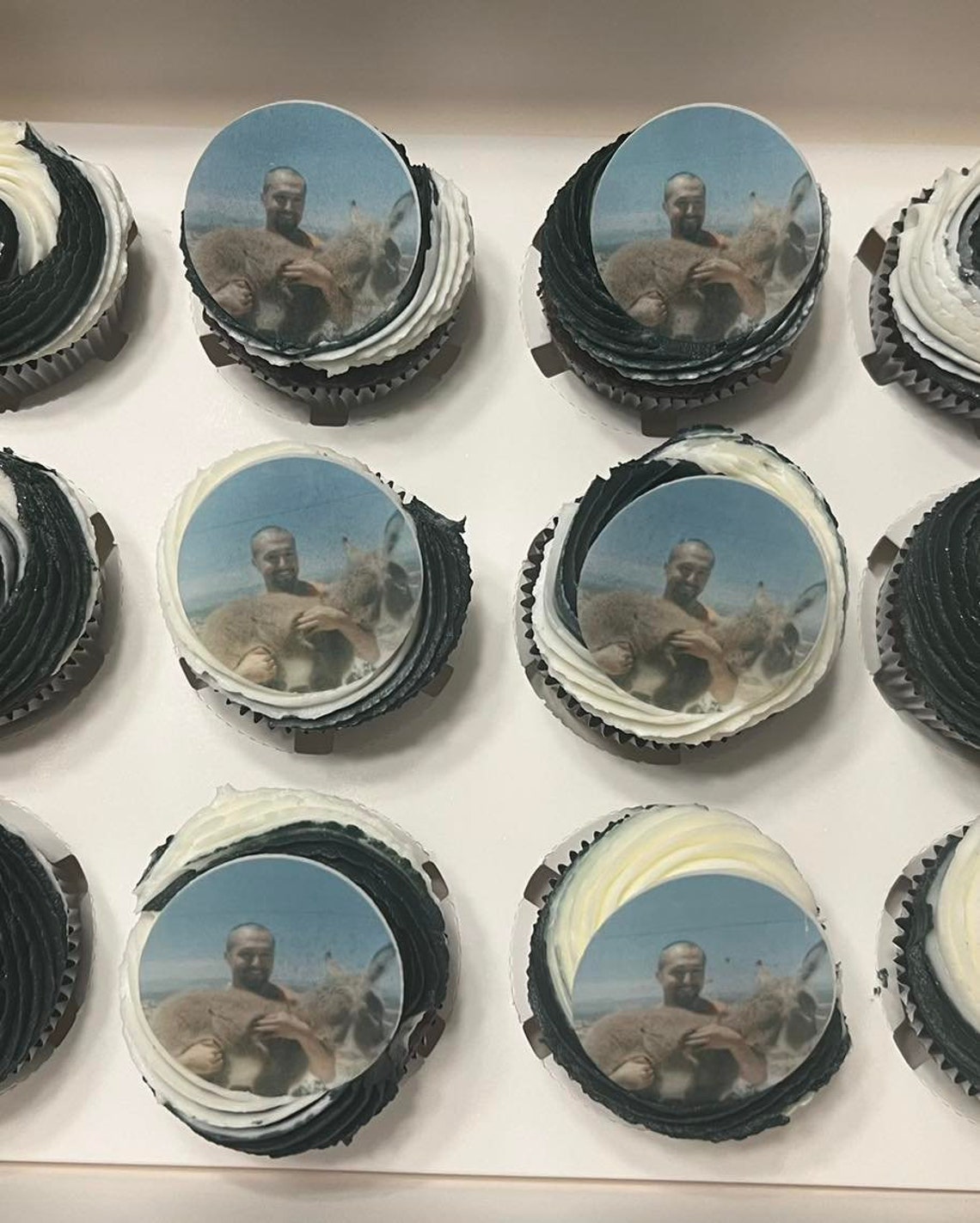 Wafer Paper Edible Cupcake Toppers Custom 12 - Etsy