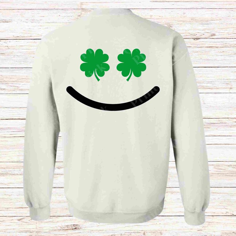 Downloadable Four Leaf Clover Smiley Face Files for St. Patricks Day ...