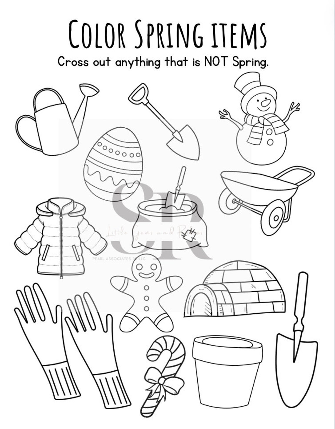 SPRING Time Activity Worksheets Pack (30 Pages) PK, P. - Etsy