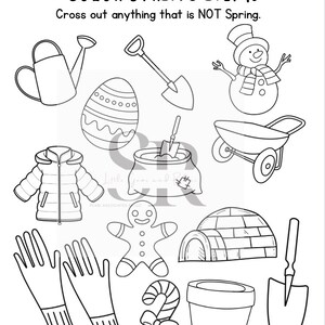 SPRING Time Activity Worksheets Pack (30 Pages) PK, P. - Etsy