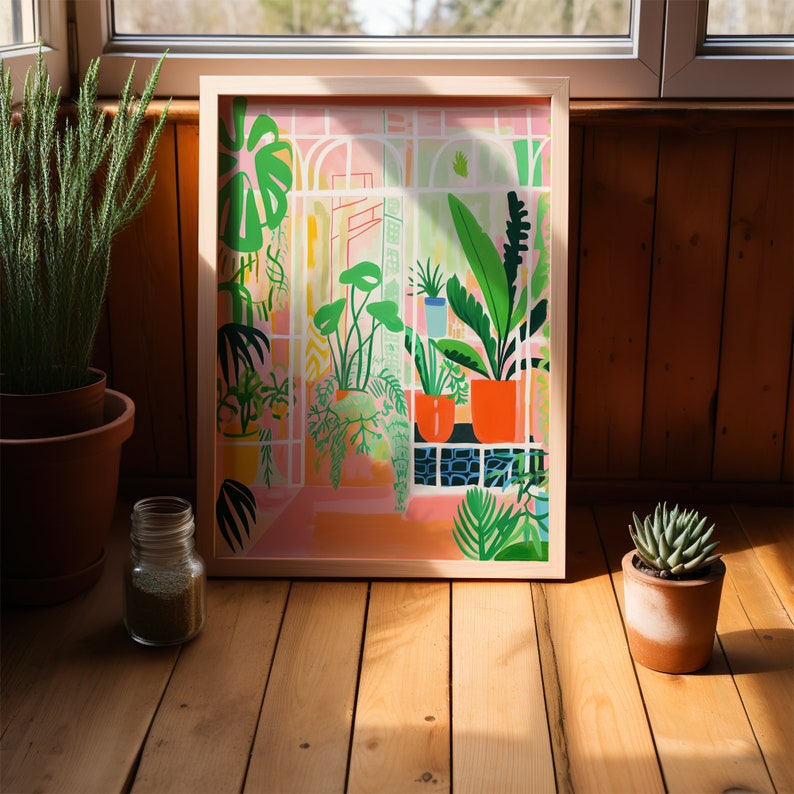 Botanical Bliss in Matisse's Muse, Eclectic Aesthetic Room Decor ...