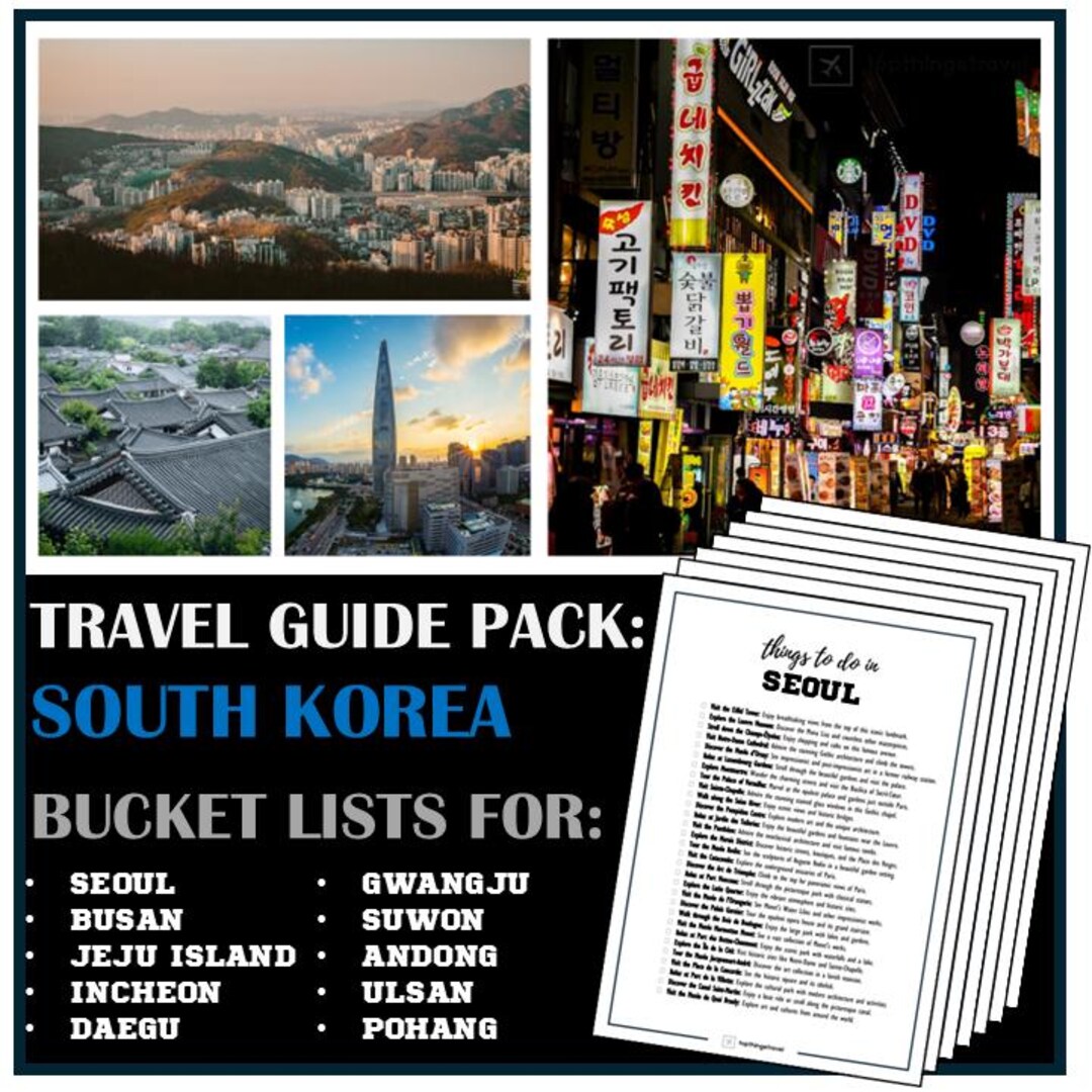 South Korea Travel Guide Major Cities South Korea Bucket List Explore ...