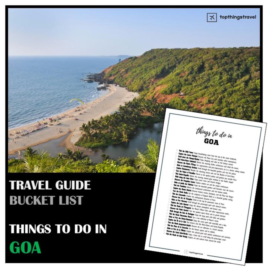 Goa Travel Guide Goa Bucket List Goa Travel Goa Printable Goa Landmarks ...