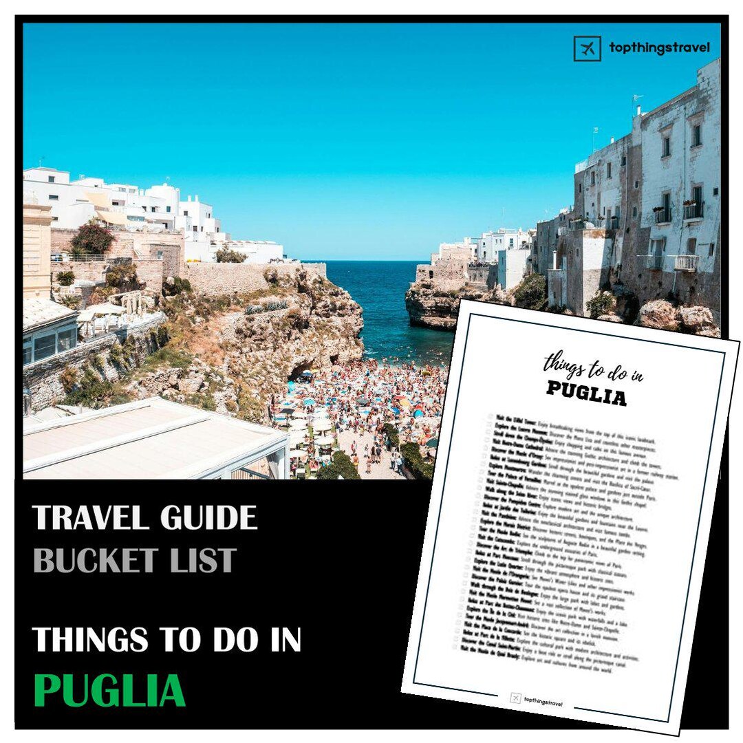 Puglia Travel Guide Puglia Bucket List Puglia Travel Puglia Printable ...