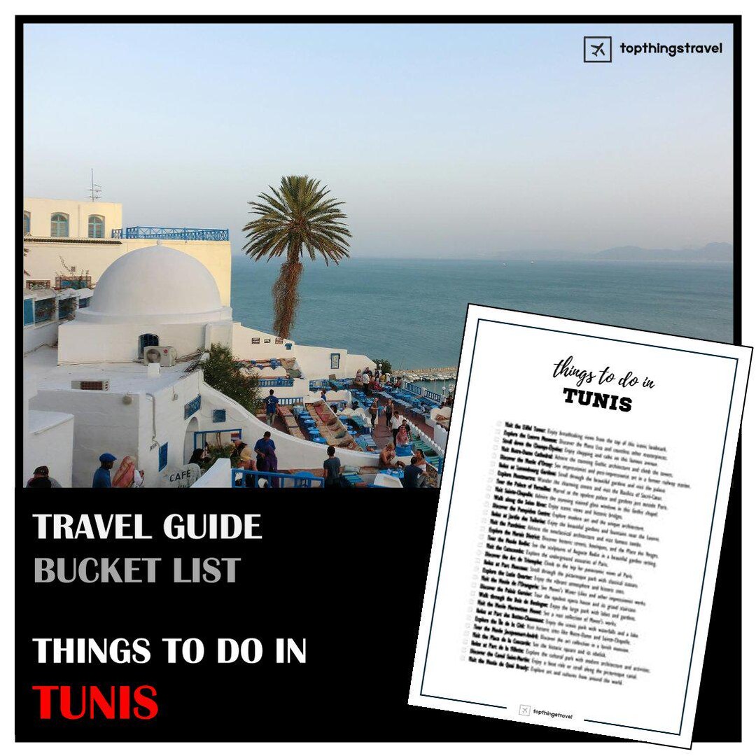 Tunis Travel Guide Tunis Bucket List Tunis Travel Tunis Printable Tunis ...