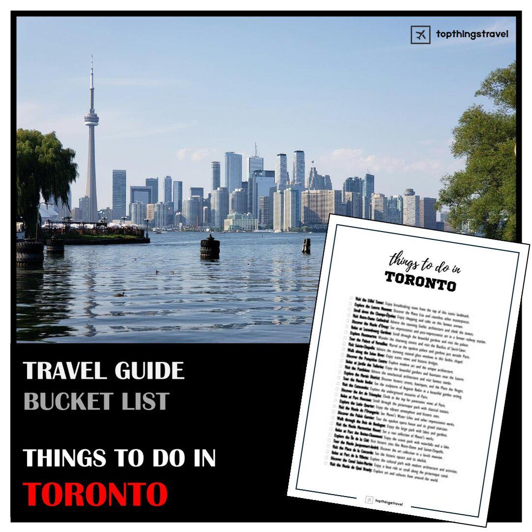 Toronto Travel Guide Toronto Bucket List Toronto Travel Toronto ...