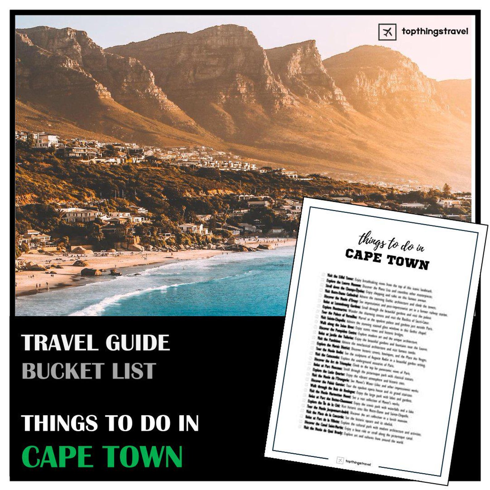 Cape Town Travel Guide Cape Town Bucket List Cape Town Travel Cape Town ...