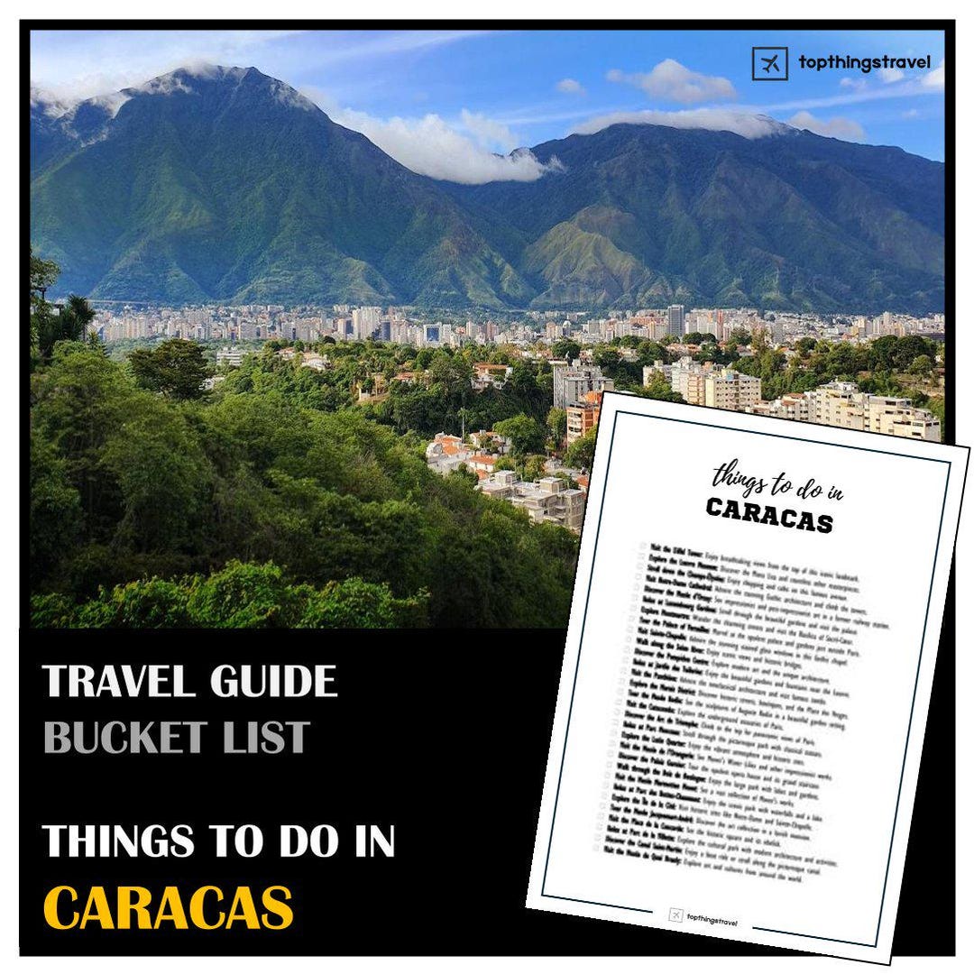 Caracas Travel Guide Caracas Bucket List Caracas Travel Caracas ...