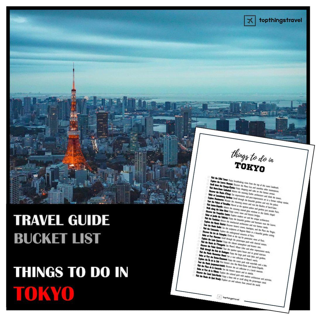 Tokyo Travel Guide Tokyo Bucket List Tokyo Travel Tokyo Printable Tokyo ...