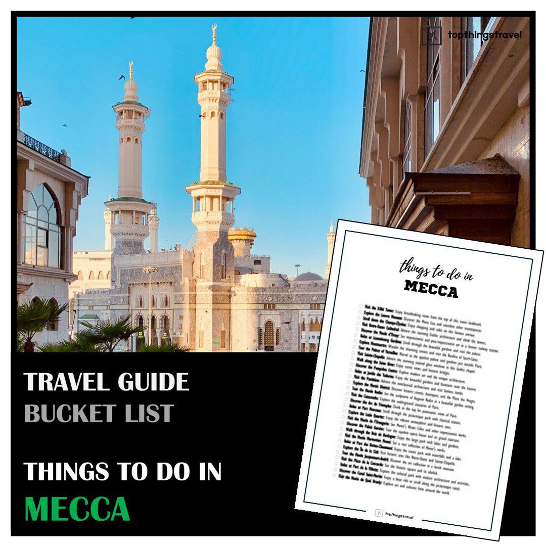 Mecca Travel Planner Mecca Digital Print Mecca Travel Mecca Printable ...