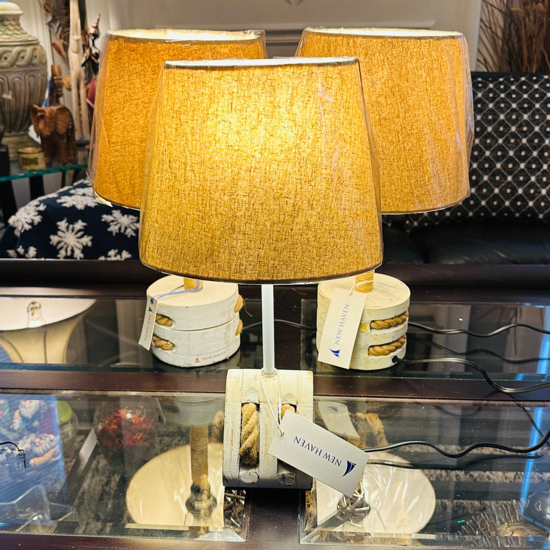 Set of New Haven Nautical Maritime Lamps Seaside Style Lighting for ...