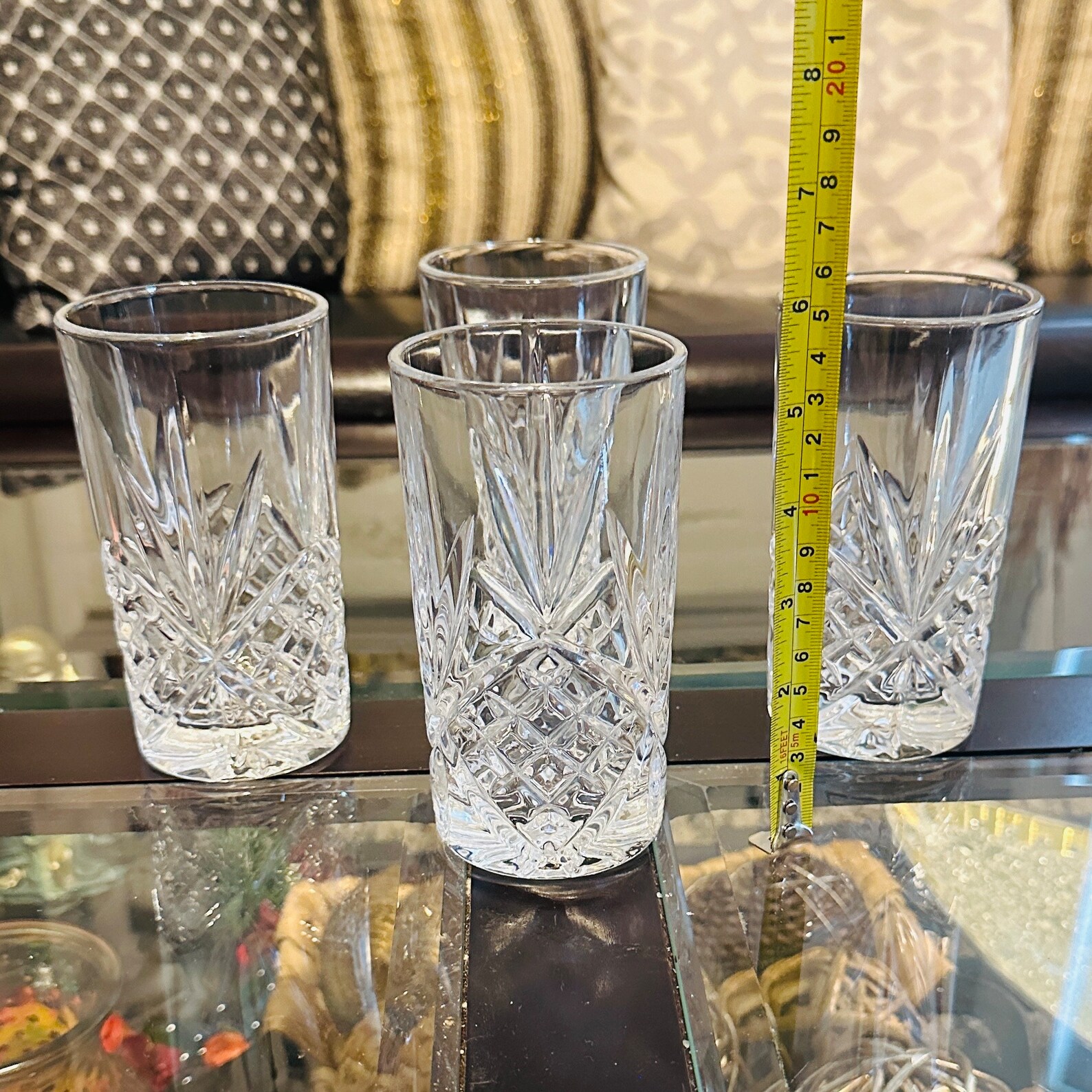 Vintage Godinger Dublin Crystal Highball Glasses – Set of 4 – Elegant ...