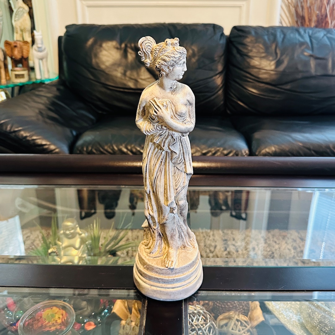 Vintage Pandora Statue - Handcrafted Mythological Goddess Figurine ...
