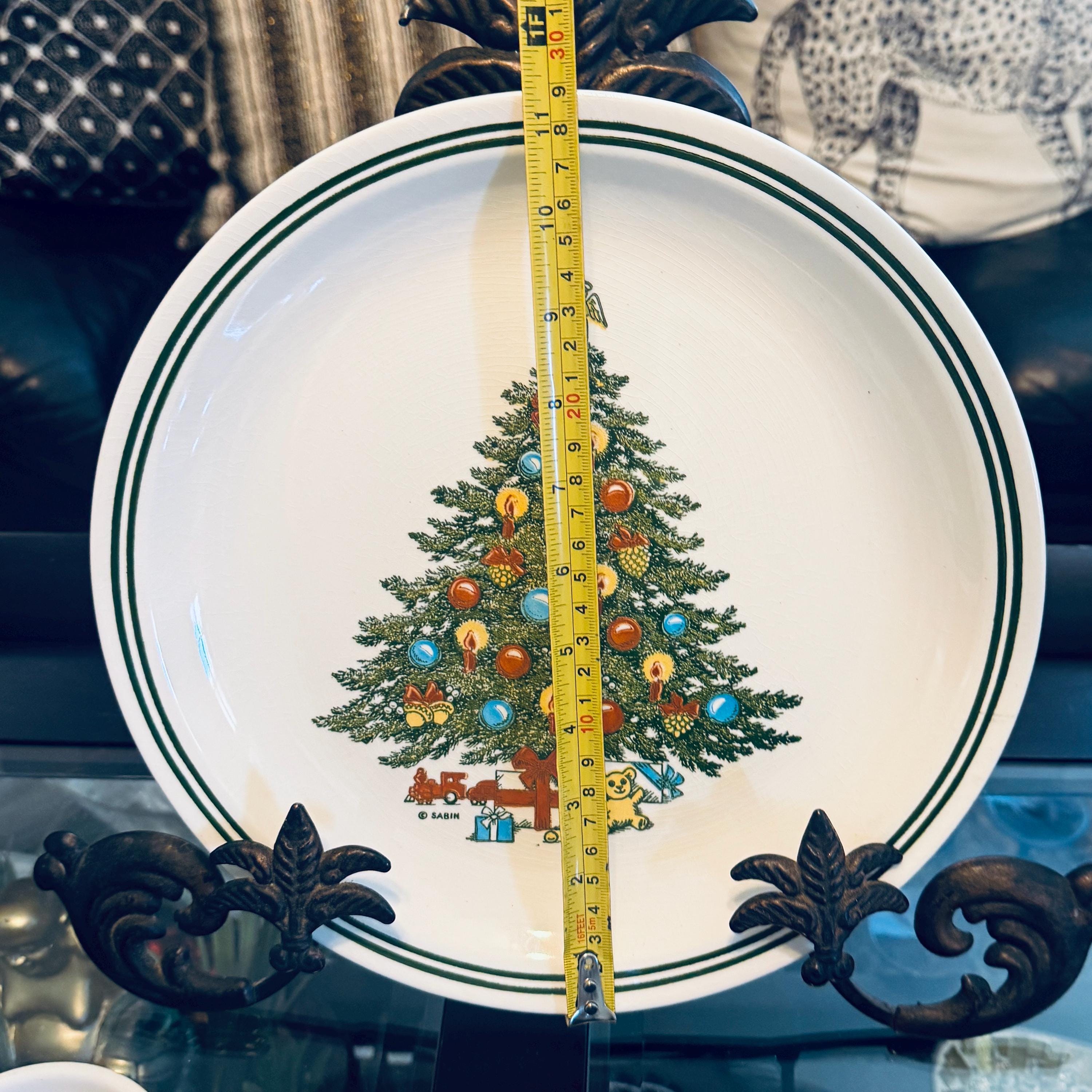 Vintage Carlton Sabin Christmas Tree Dinnerware Set – 35-piece Mid ...