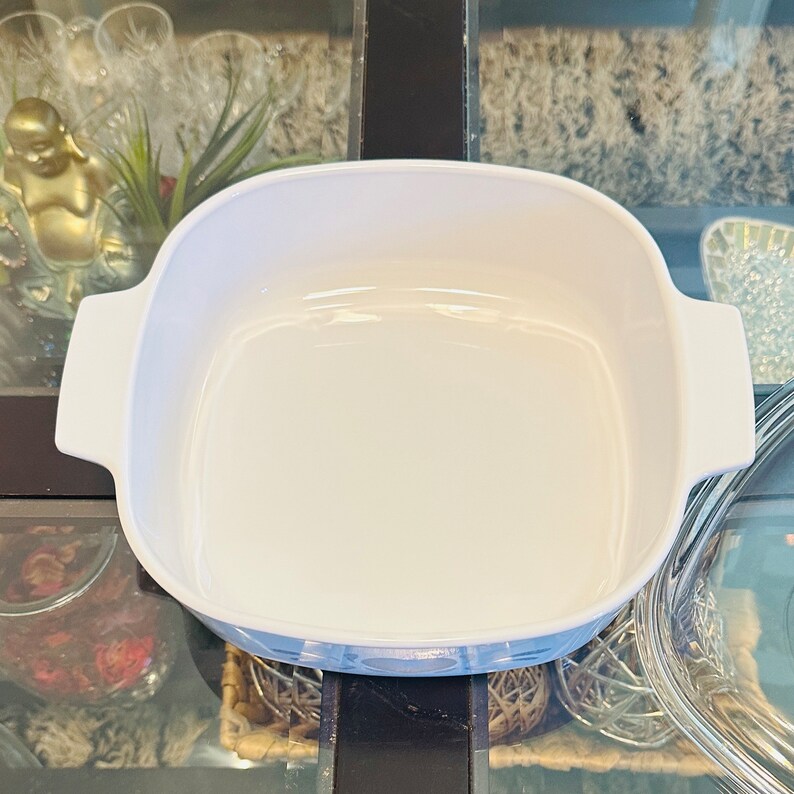 Vintage Corningware Blue Hearts 2 Quart Casserole Dish - Classic Blue ...