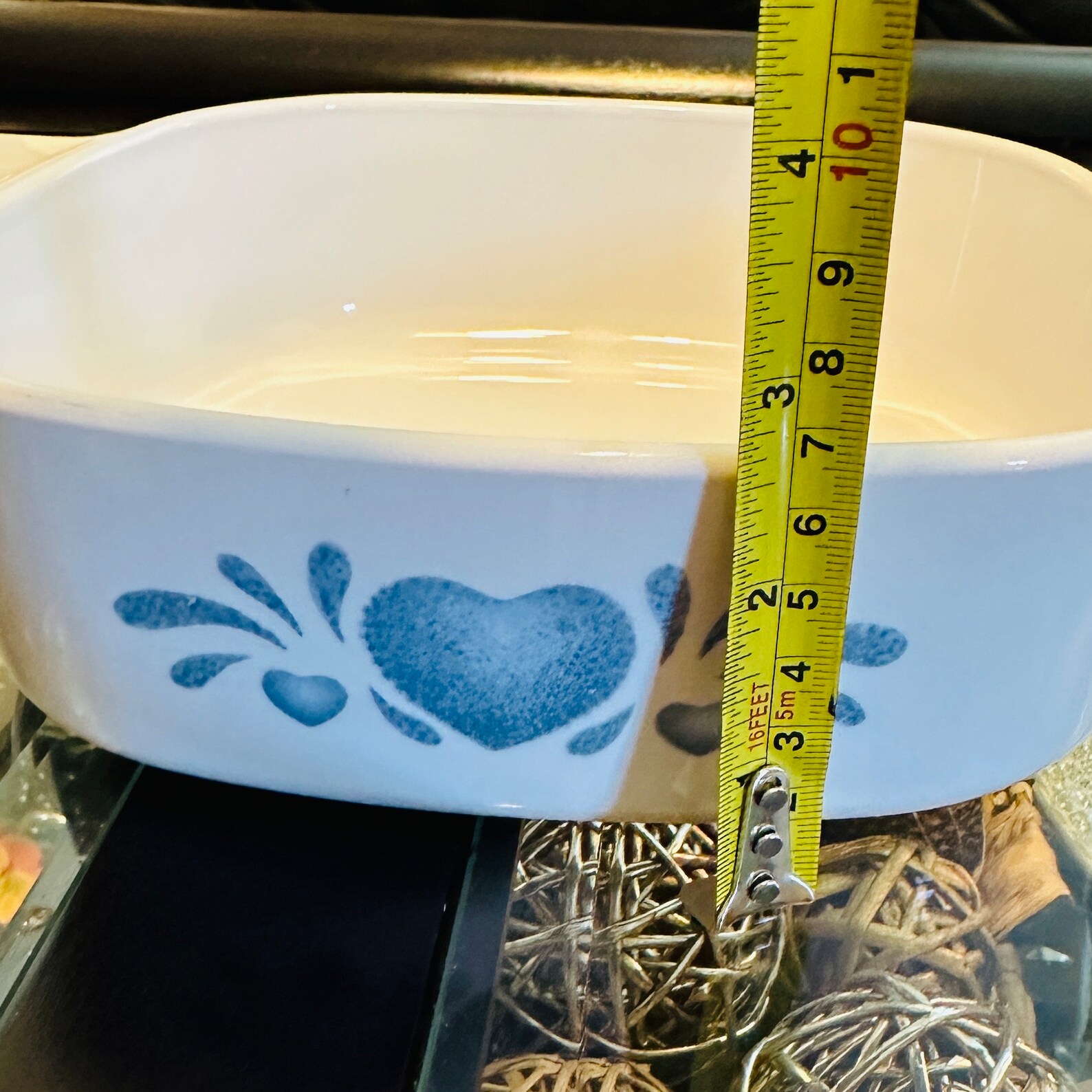 Vintage Corningware Blue Hearts 2 Quart Casserole Dish - Classic Blue ...