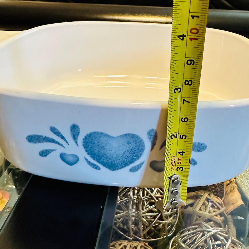 Vintage Corningware Blue Hearts 2 Quart Casserole Dish - Classic Blue ...