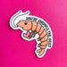 Shrimply the Best Sticker, Best Friend Gift, Kawaii Shrimp, Funny ...