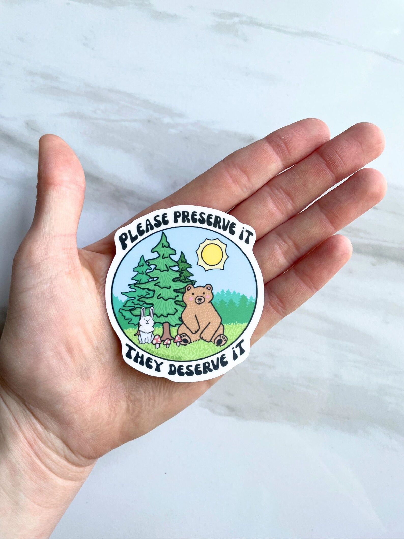 Protect Our Forests Sticker | Gorpcore | Granola Girl | Respect the ...
