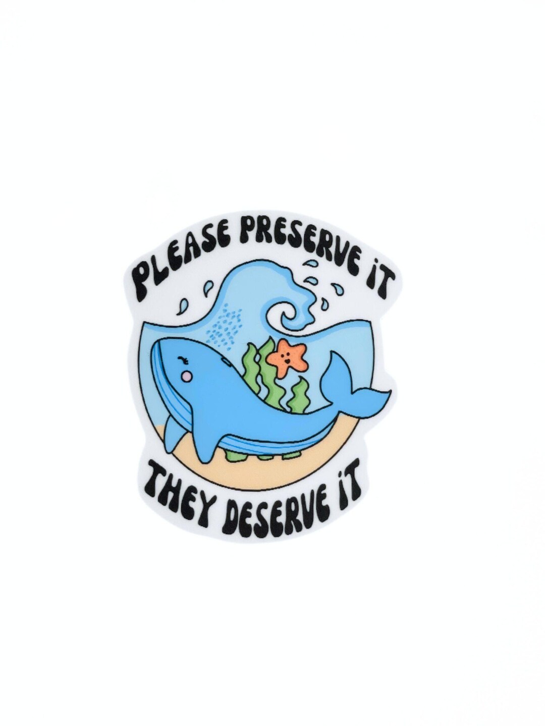 Protect Our Oceans Sticker | Respect the Locals | Marine Biology | Cute ...