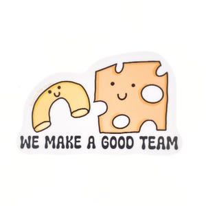Cute Macaroni and Cheese Sticker | Cute Mac Team Meme Vinyl Decal for ...