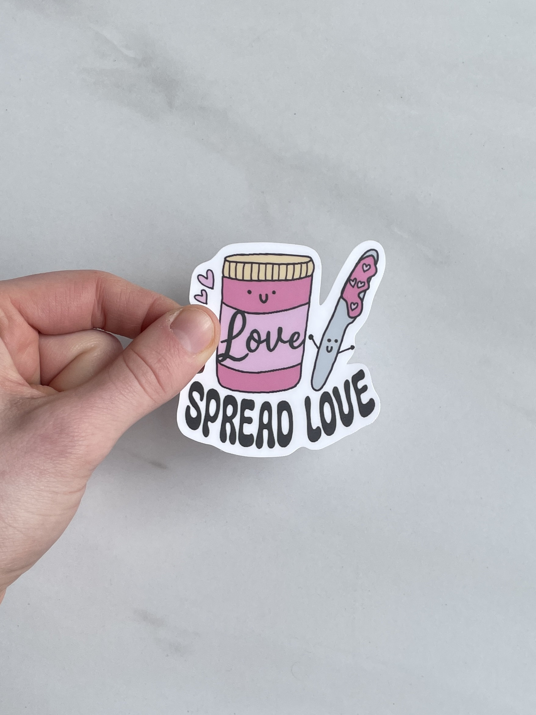 Cute Raspberry Jam spread Love Sticker Cute Meme Sticker for Laptop ...