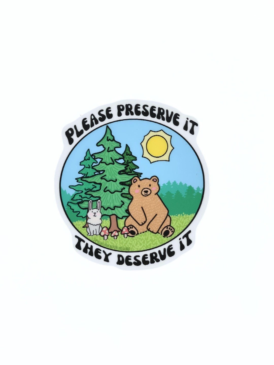 Protect Our Forests Sticker | Gorpcore | Granola Girl | Respect the ...
