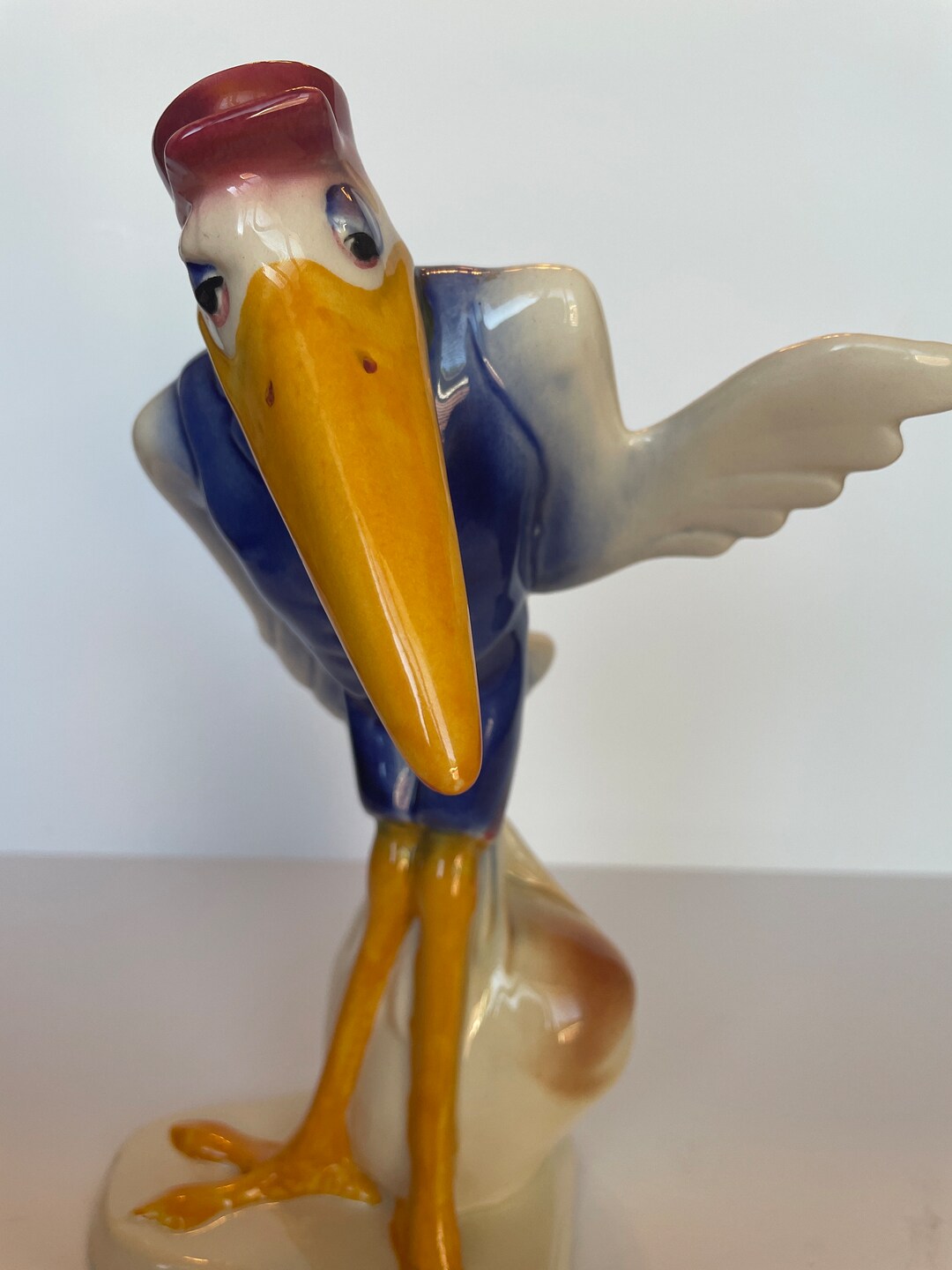 VERY RARE DISNEY Dumbo Mr. Stork Ceramic Figurine by Vernon Kilns - Etsy