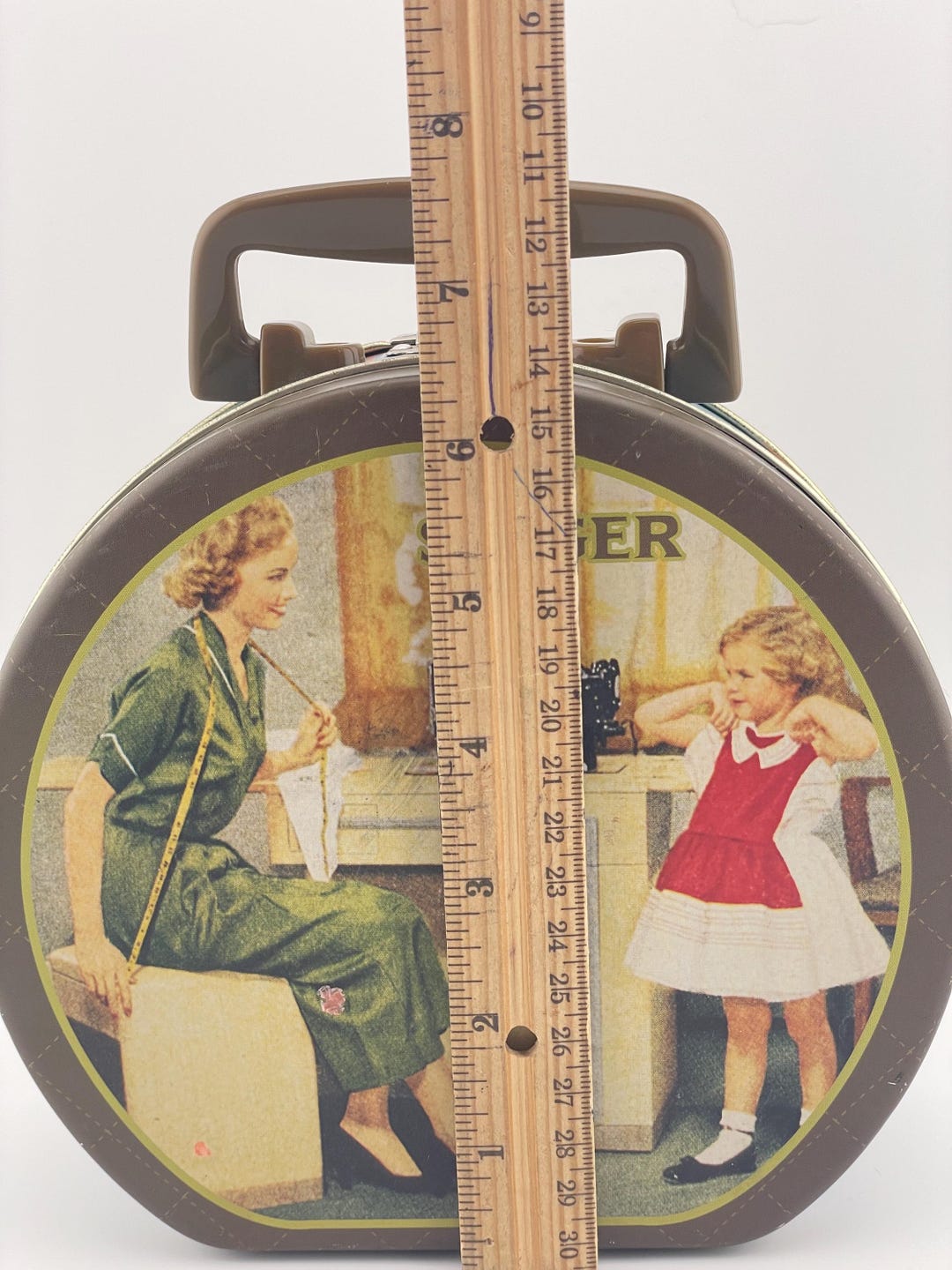 Vintage Singer Lunchbox Sewing Box Tin Purse Metal Carrying Case - Etsy