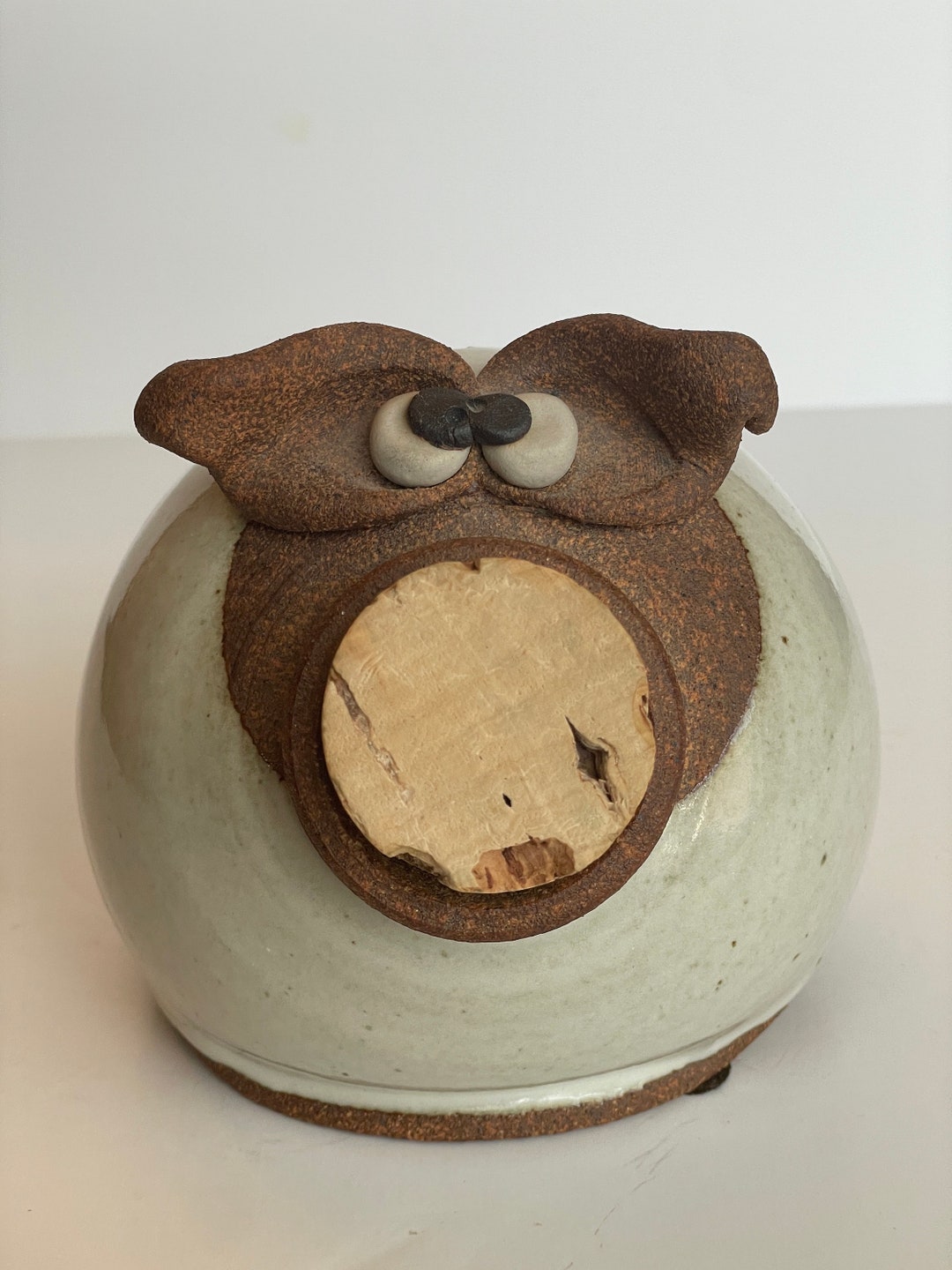 Vintage Mahon Stoneware Pottery Piggy Bank - Etsy