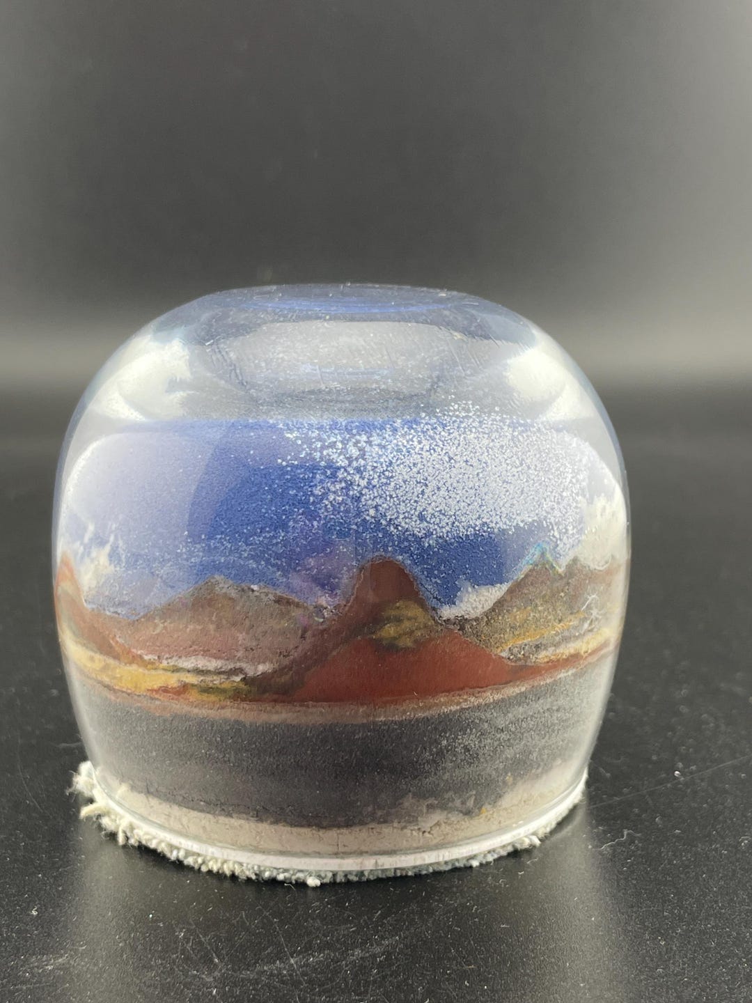 Vintage Desert Sand Art Paperweight Native American Art - Etsy